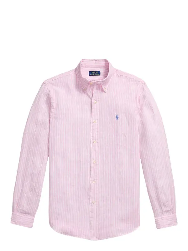 Ralph Lauren 100% Linen Classic Mini Shirt - Pink