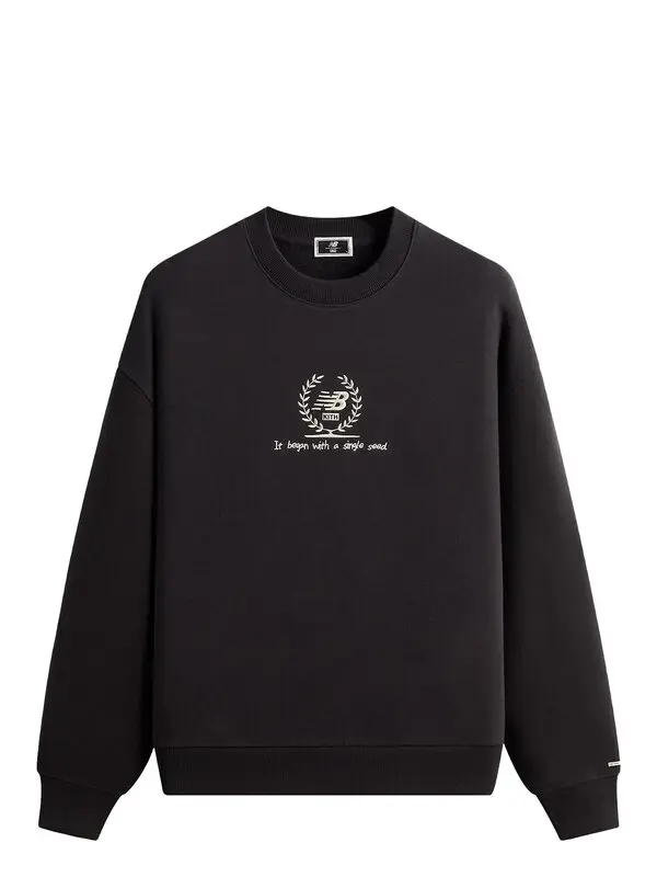 Kith X New Balance Laurel Nelson Crewneck - Black