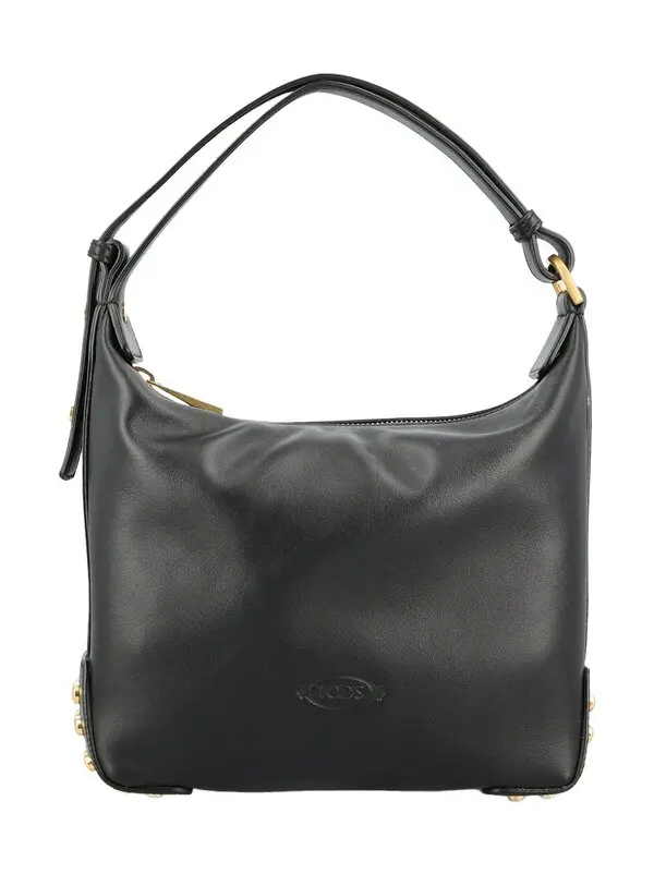 TOD'S Mini Bag Metal Dots In Pelle - Black