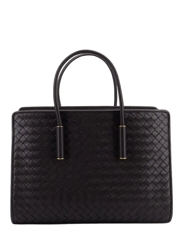 Bottega Veneta Barbara Intrecciato Leather Handbag - Multicolor