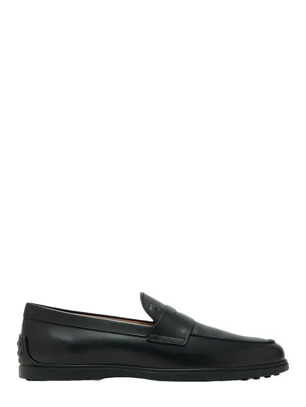 TOD'S Leather Loafers - Black