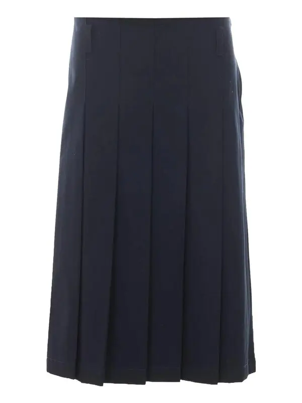 A.p.c. Alice Gabardine Midi Skirt - Blue