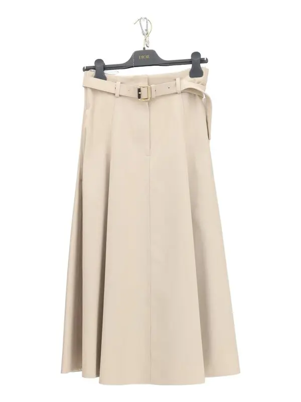 Dior Monogram Mini Skirt - Cream