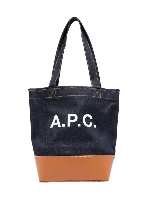 A.p.c. Axel Small Tote Bag - Brown