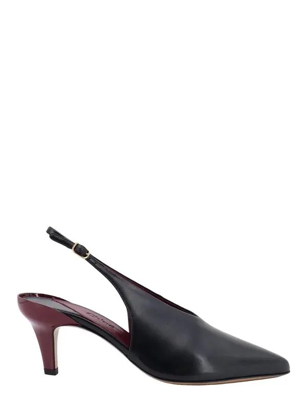 Chloé Suzie Leather Pumps - Black