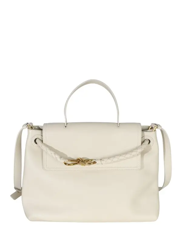 Bottega Veneta Cream Silky Calfskin Ciao Bag - Neutral