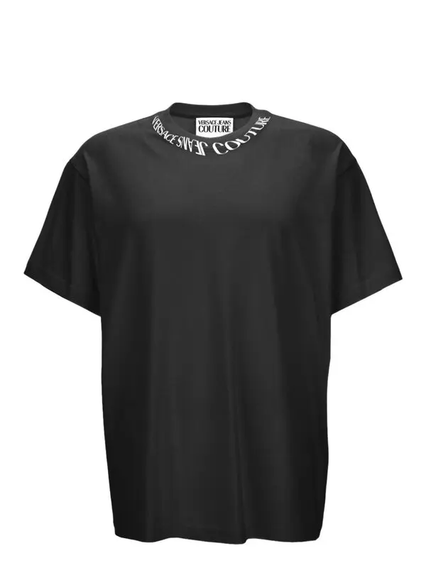 Versace Regular Fit Crewneck T-shirt - Black