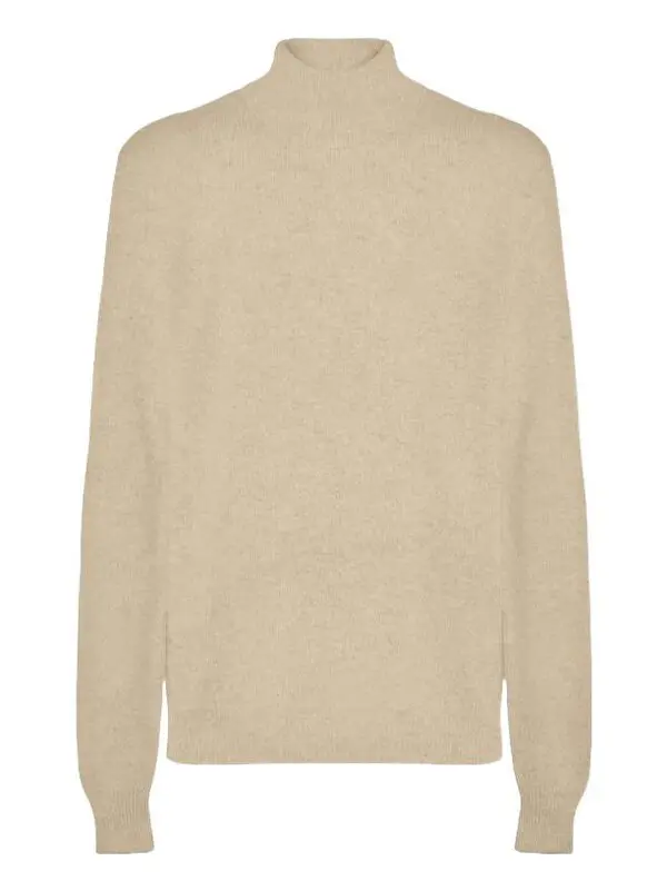 Malo Turtleneck Jumper - Walnut