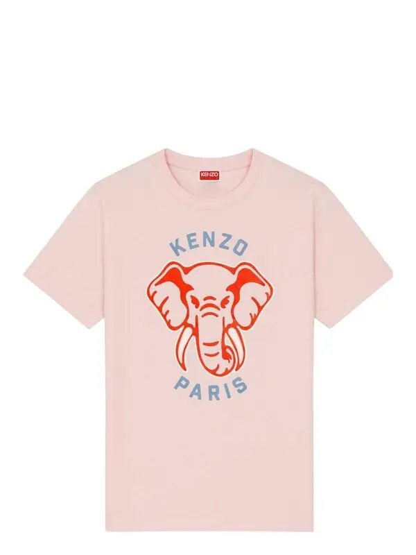 Kenzo Varsity Jungle Elephant T-shirt - Pink