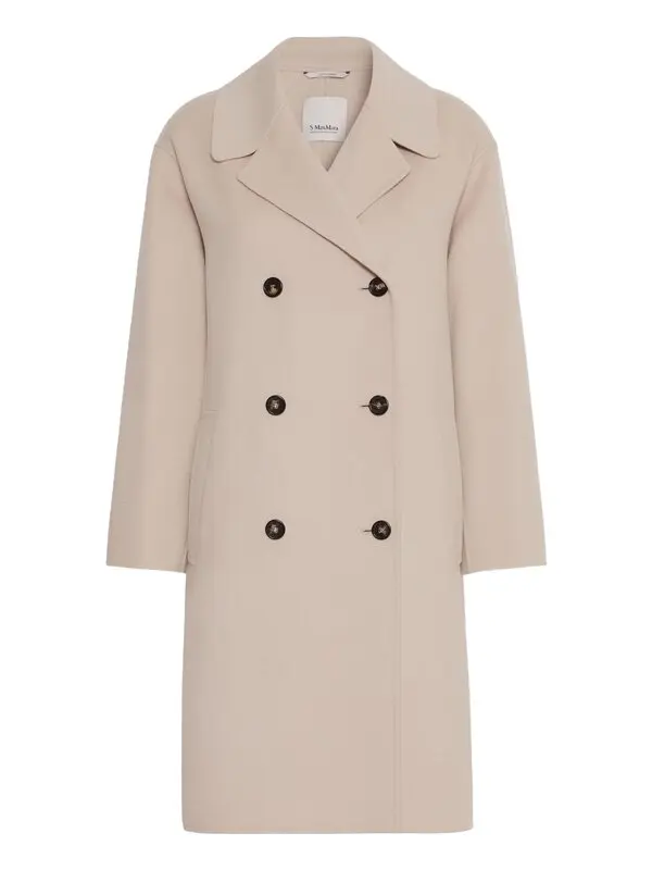 Max Mara Magnolia Double-breasted Coat - Beige