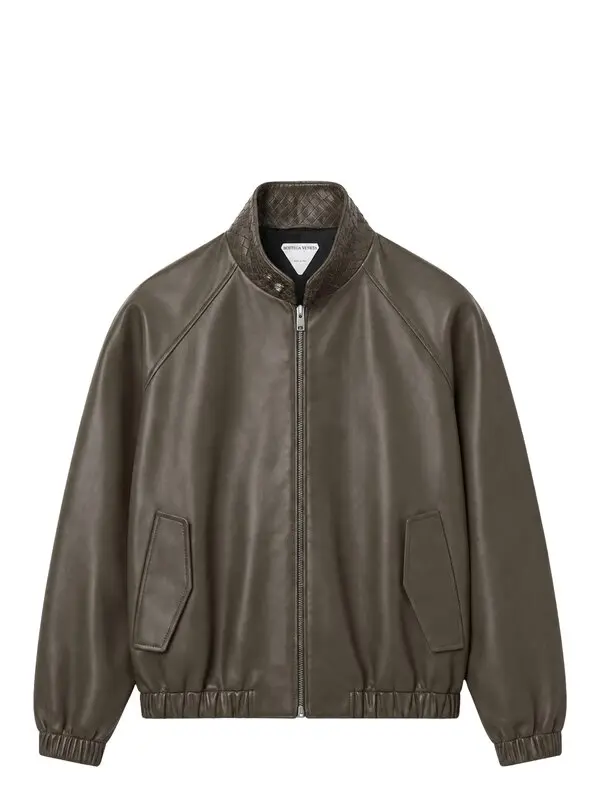 Bottega Veneta Leather Blouson - Black
