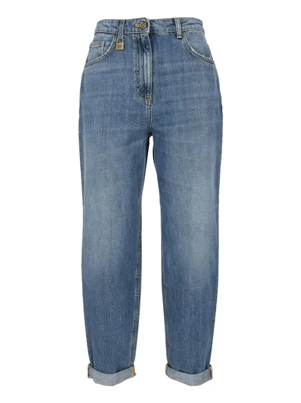 Elisabetta Franchi Belt Loop Jeans - No