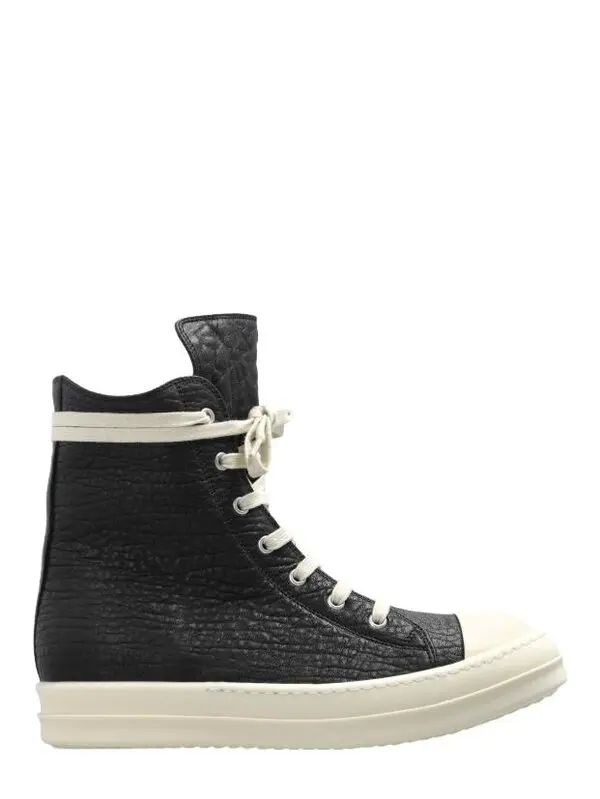 Rick Owens High-top Lace-up Sneakers - Black