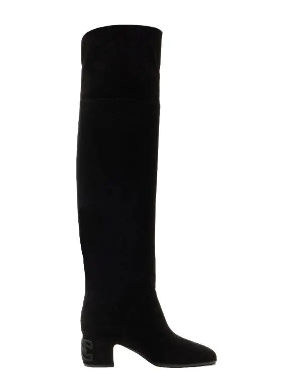 Casadei Over-the-knee Boots - Black