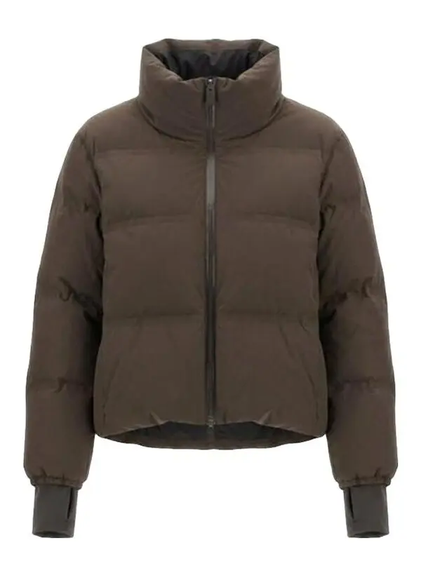Herno Stand-collar Down Jacket - Marrone