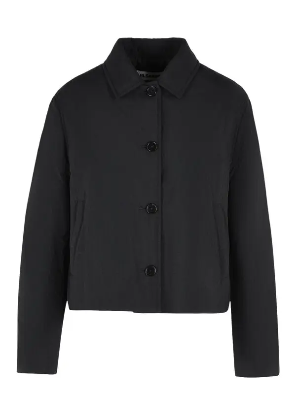 JIL SANDER Cropped Sport Jacket - Black