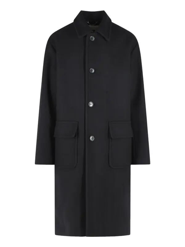 Dries Van Noten Wool-blend Coat - Black
