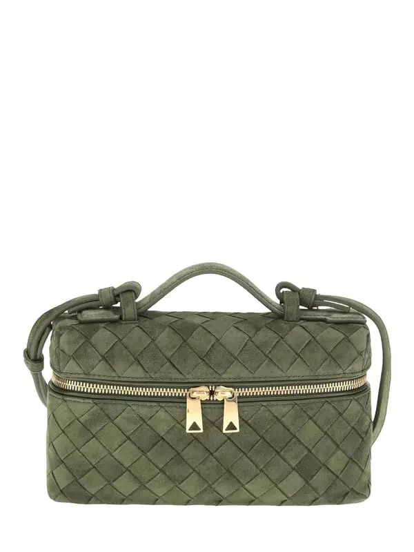 Bottega Veneta Zippered Shoulder Bag - Green