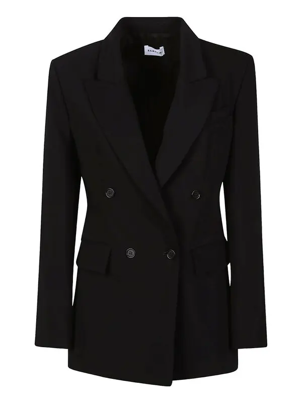 P.a.r.o.s.h Double-breasted Blazer - Black