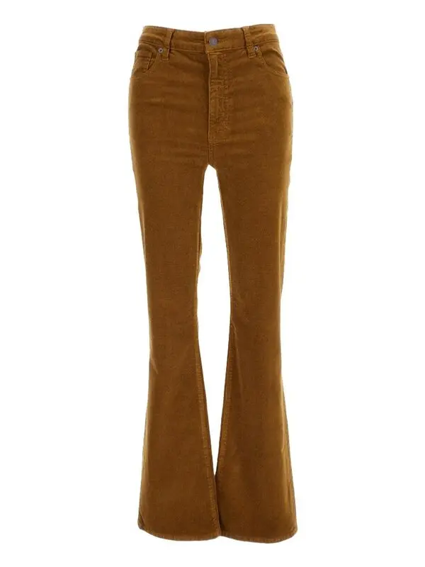 FRAME Belt-loop Flared Jeans - Beige