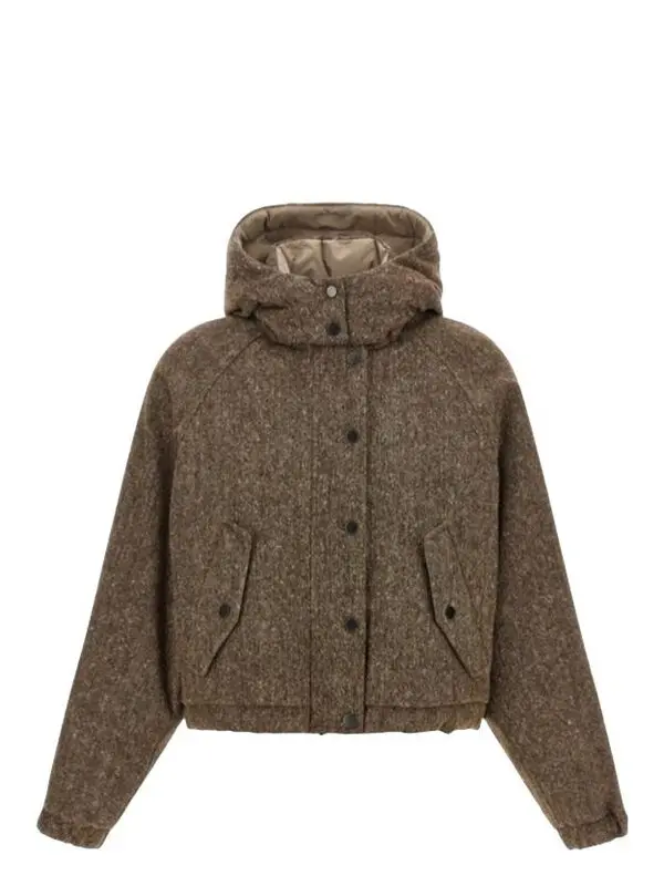 Brunello Cucinelli Cropped Hooded Down Jacket - No