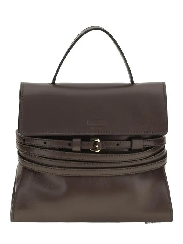 Moschino Detail Belted Mini Bag - Brown