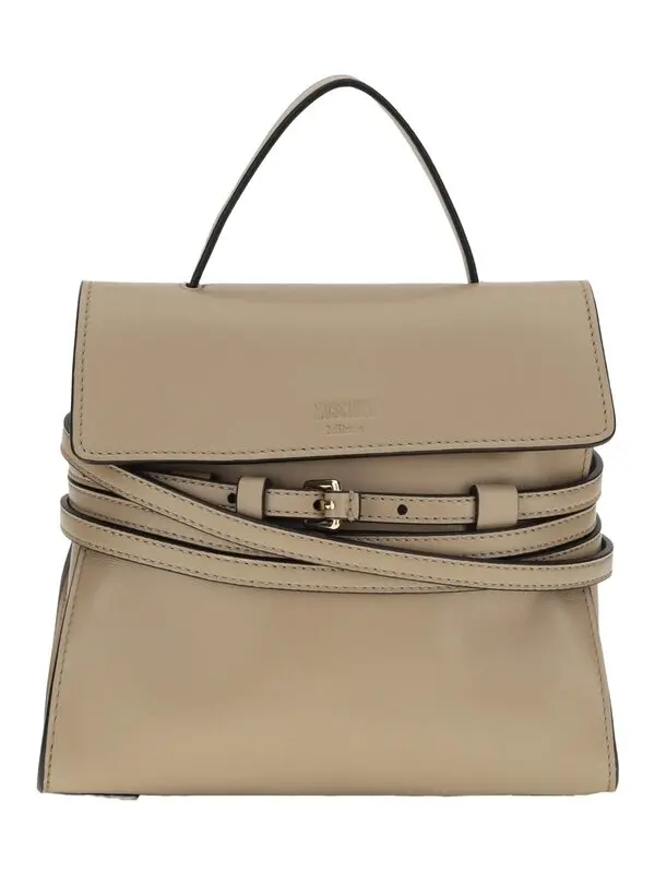 Moschino Tie Me Tote Bag - Beige