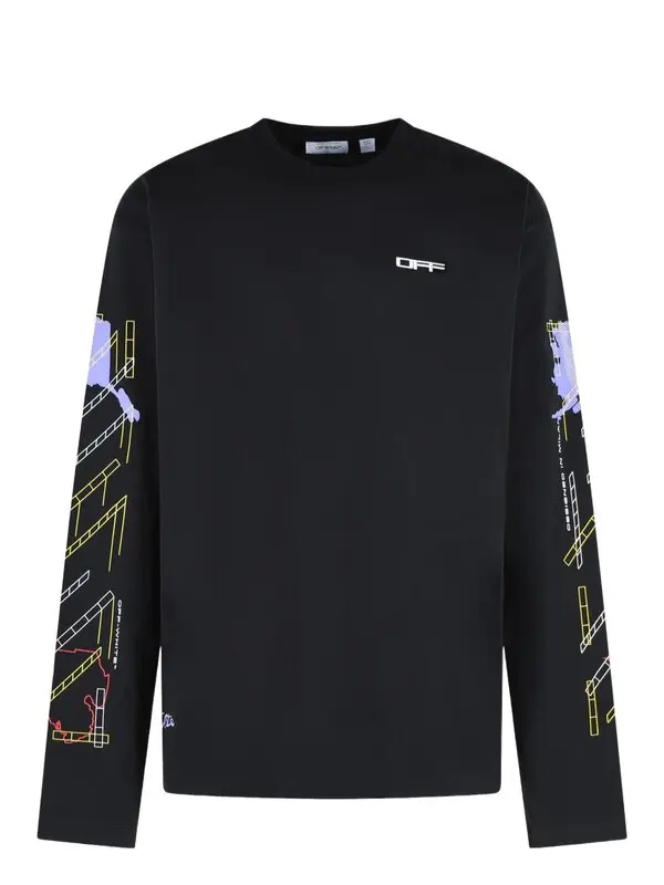 Off-White Archigeography Arrow T-shirt - Black