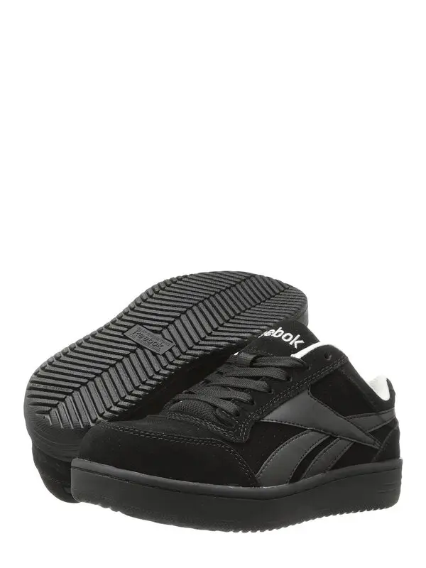 REEBOK Soyay Suede Leather Steel Toe Eh Protection Work Boots - Black