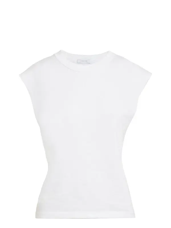 Rabanne Cotton-jersey Top - White
