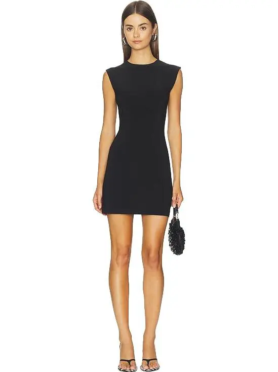 Norma Kamali Sleeveless Mini Dress - Black