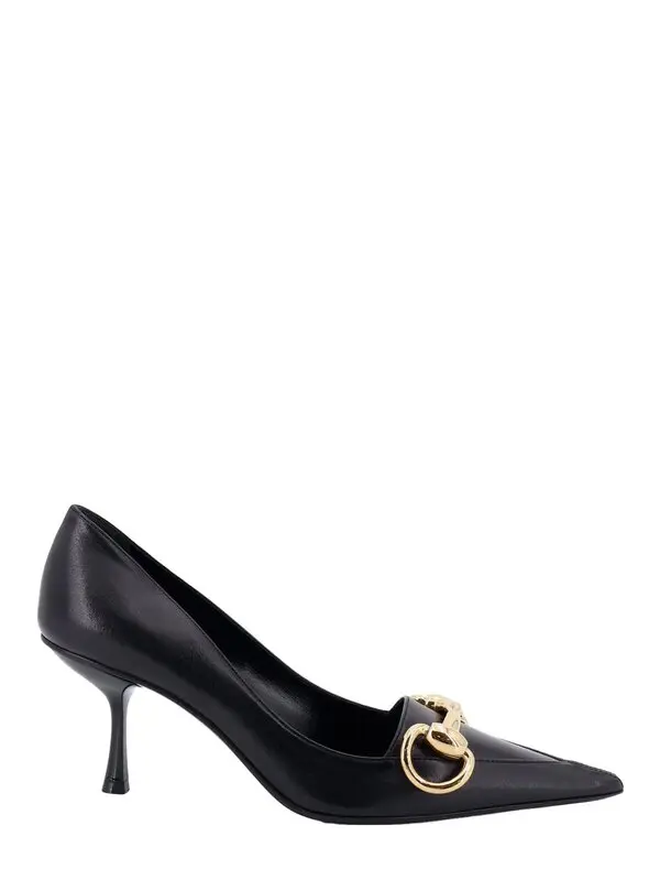 Gucci Boulevard Leather Pumps - Black