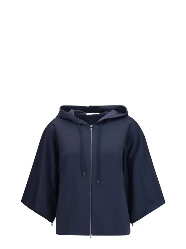 Max Mara Fidato Hooded Sweatshirt - Blue