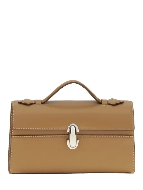 Savette Symmetry Pochette With Top Handle - Brown