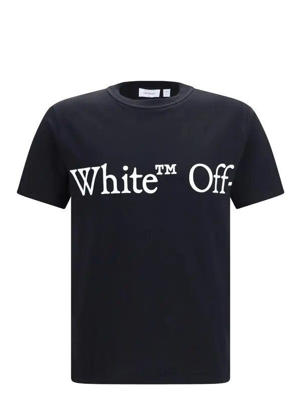 Off-White Bookish Scarf T-shirt - Black