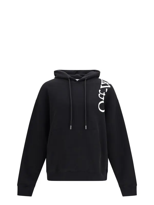 Off-White Vertical Bookish Skate Hoodie - Black