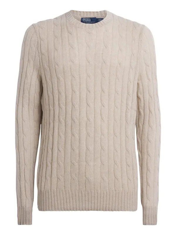 Polo Ralph Lauren Cashmere Cable-knit Sweater - Brown