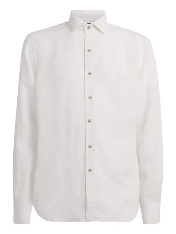 Polo Ralph Lauren Linen Polo Pony Shirt - White