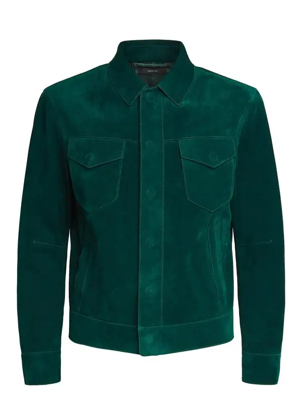 TOM FORD Suede Jacket - Green