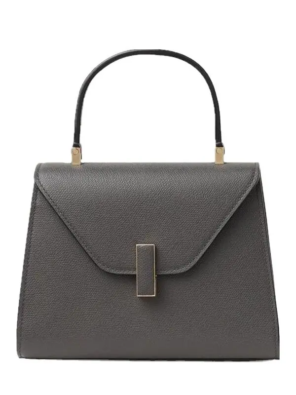 VALEXTRA Iside Foldover Mini Top Handle Bag - Black