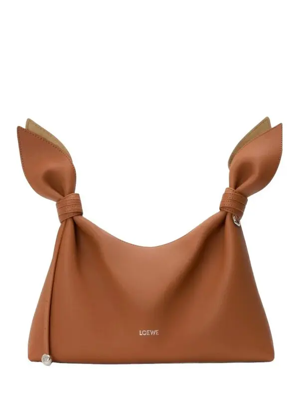 Loewe Medium Scarf Bag In Smooth Calfskin - Squirrel