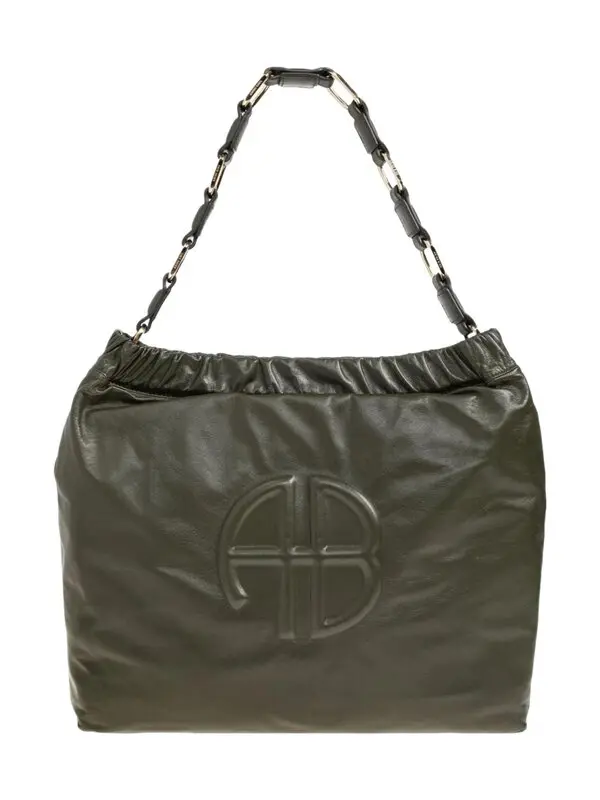 ANINE BING Kate Chain Shoulder Bag - Green