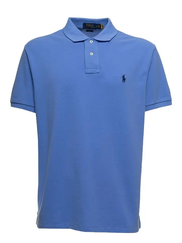 Polo Ralph Lauren Logo Short-sleeved Polo Shirt - Blue