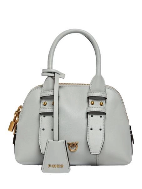 Pinko Escape Mini Bowling Bag - Grey
