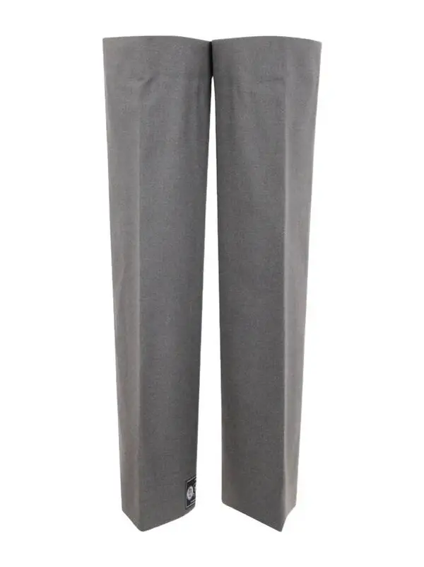 JEAN PAUL GAULTIER Tailored Leg Warmers With Embossed Design - Grey