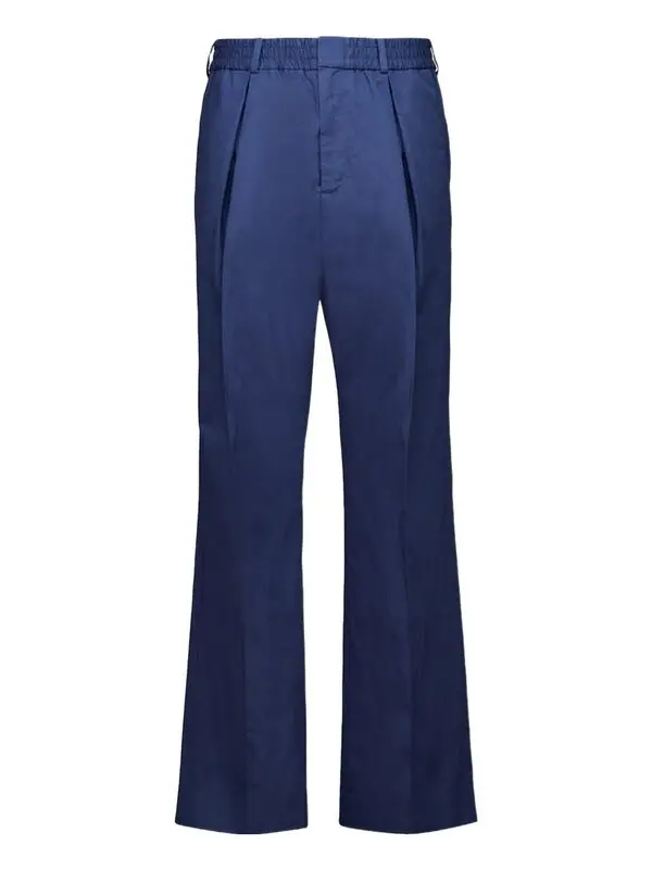 Balmain Straight Leg Trousers - Blue