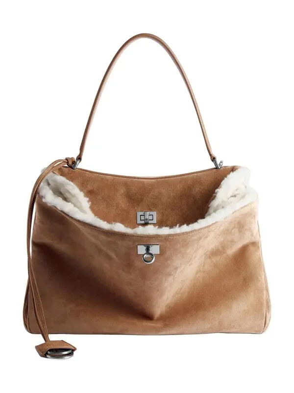 Balenciaga Rodeo Handbag Medium - Brown