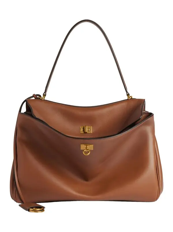 Balenciaga Rodeo Handbag Medium - Brown