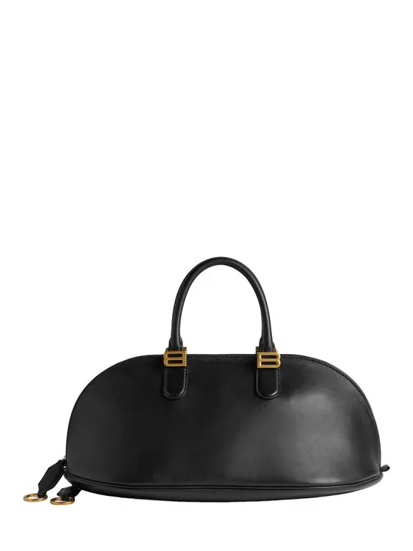 Balenciaga Medium Bolero Bowling Bag - Black
