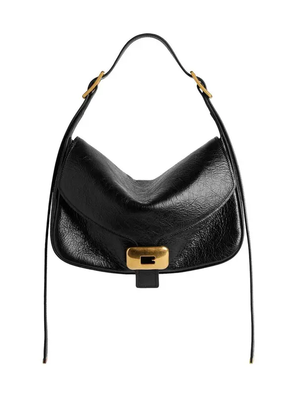 Balenciaga Clicca Shoulder Bag Medium - Black